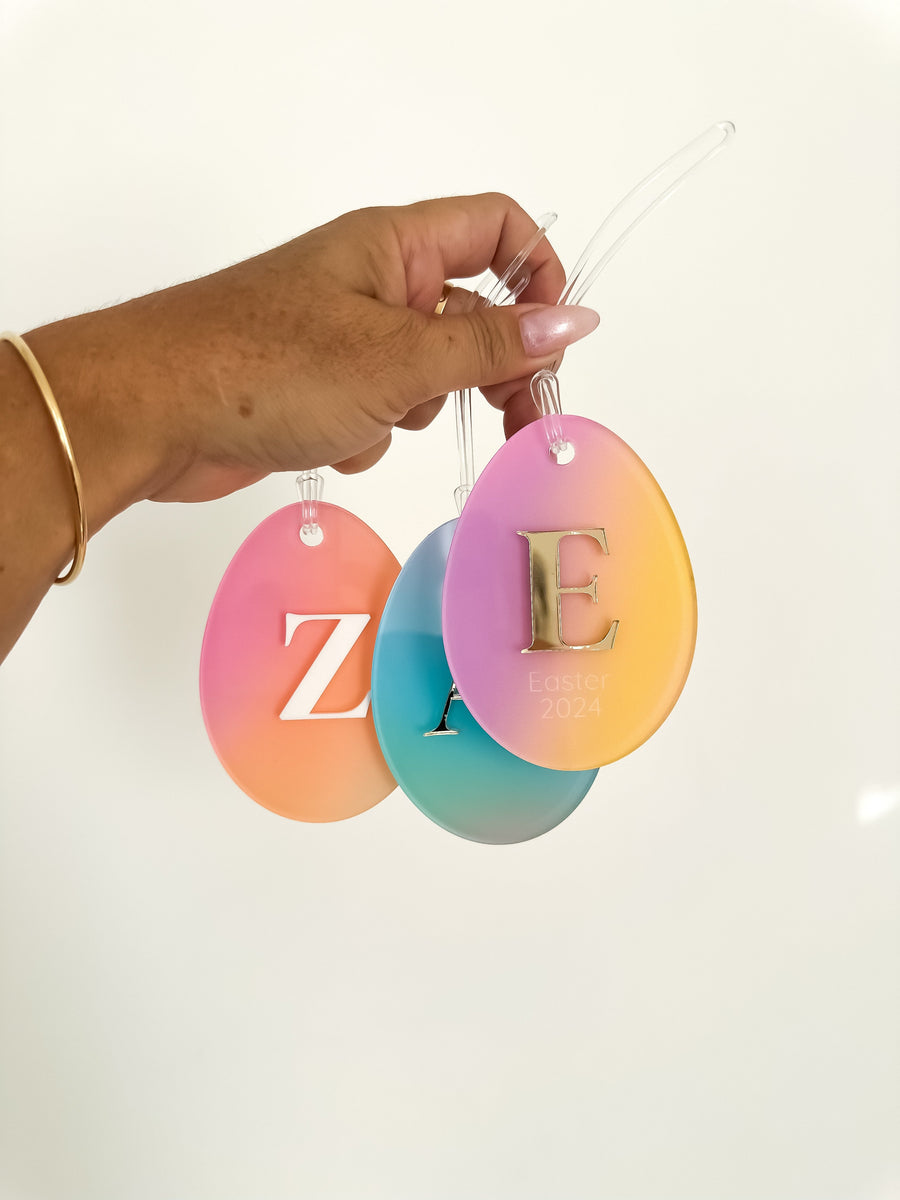 Personalised Egg Gift Tag | Easter Decoration – Letterly