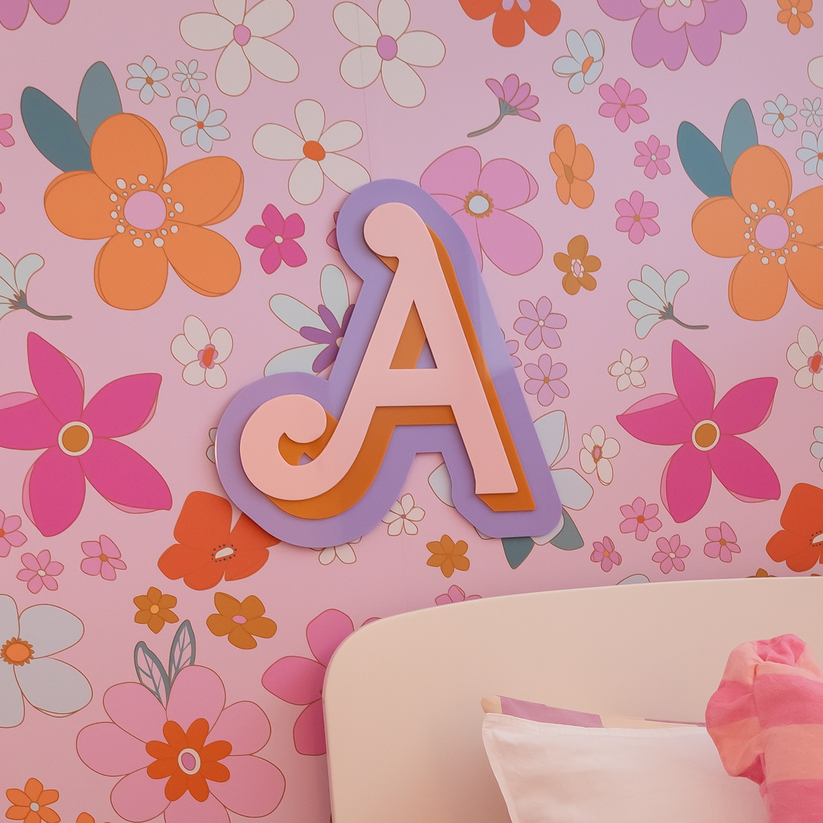 Blond Triple Layer Initials – Letterly
